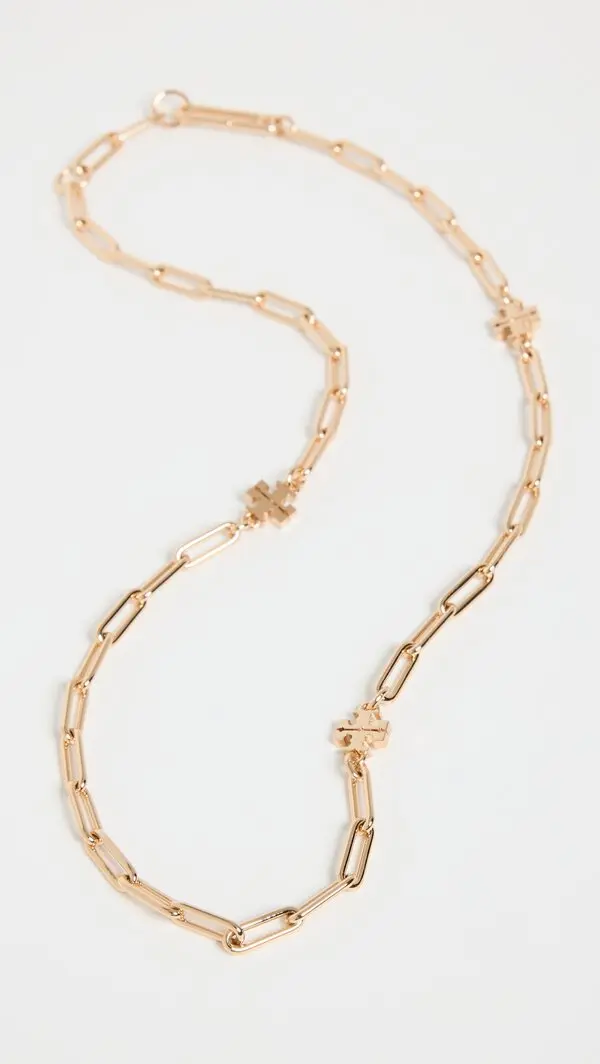 Tory Burch Good Luck Chain Necklace - Tory Gold