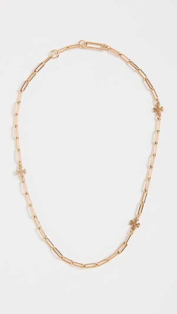 Tory Burch Good Luck Chain Necklace - Tory Gold