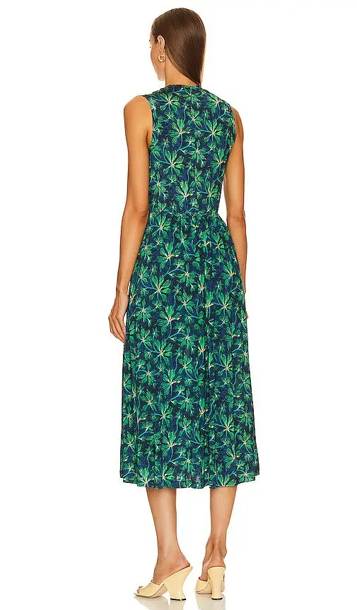 Ulla Johnson Clea Dress In Green In Serpentine - 44% Off | Editorialist
