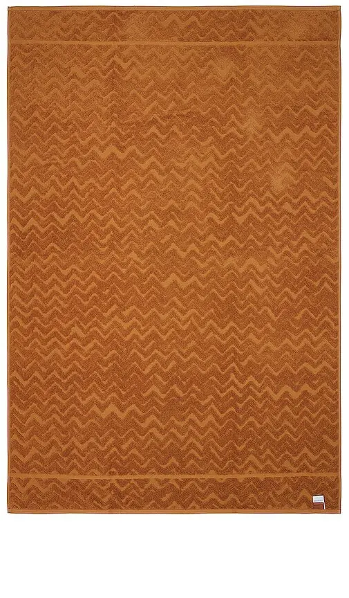 Missoni Rex Bath Sheet In Burnt Orange