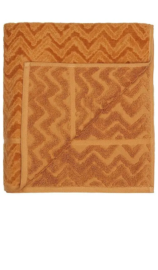 Missoni Rex Bath Sheet In Burnt Orange