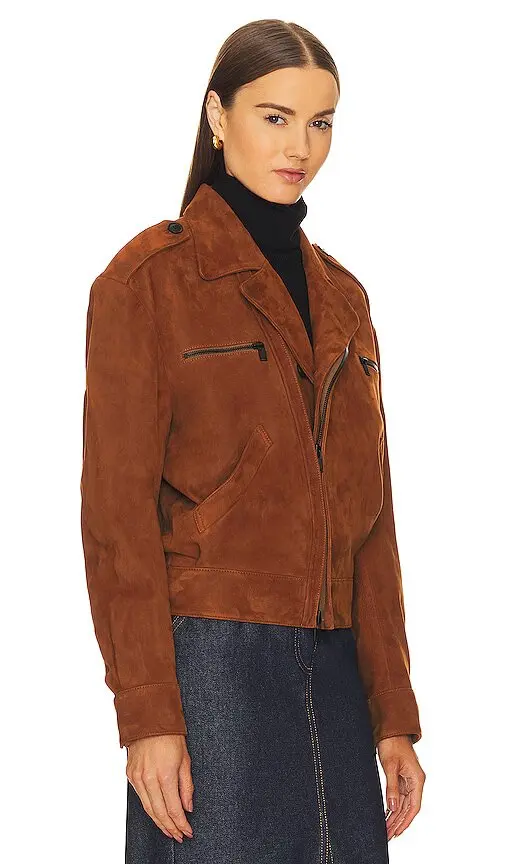 RtA Suede Moto Jacket