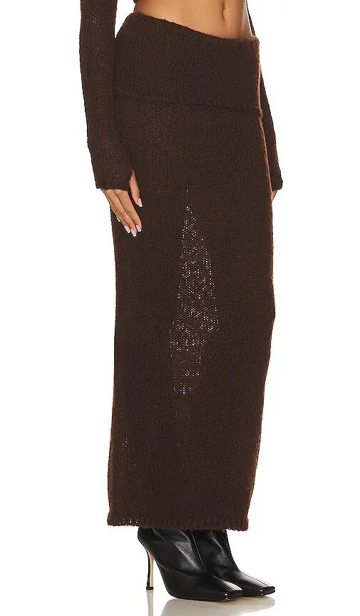 Nbd Reece Fold Over Maxi Skirt