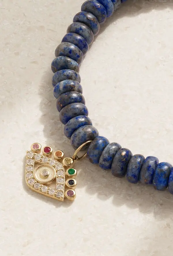 SYDNEY EVAN Evil Eye Charm Bracelet