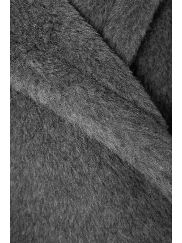 Max Mara Teddy Bear Icon Oversized Wool-blend Coat - Gray