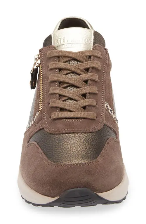 Mephisto Kim Color Blocked Sneaker - Ice Brown