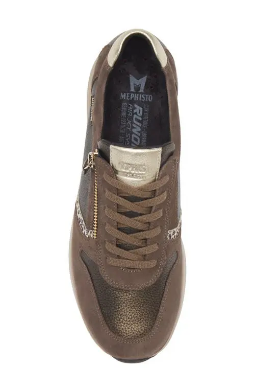 Mephisto Kim Color Blocked Sneaker - Ice Brown