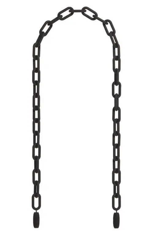 OSSA Oval Link Chain Shoulder Strap - Black Metal
