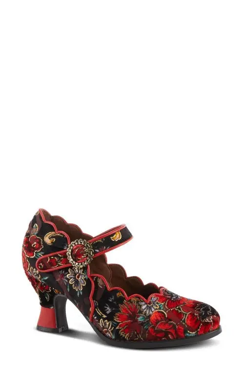 SPRING STEP SHOES Adodora Pump - Red Multi