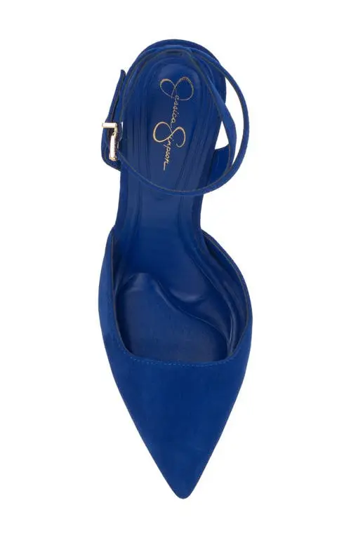 Jessica Simpson Nazela Pointed Toe Pump - Ultra Blue