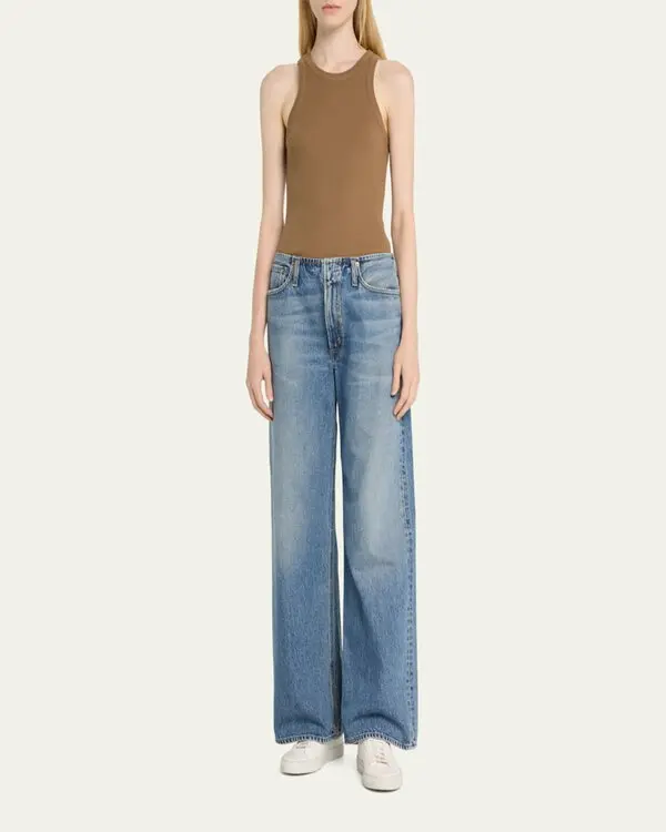 AGOLDE Lex Low-rise Wide-leg Jeans