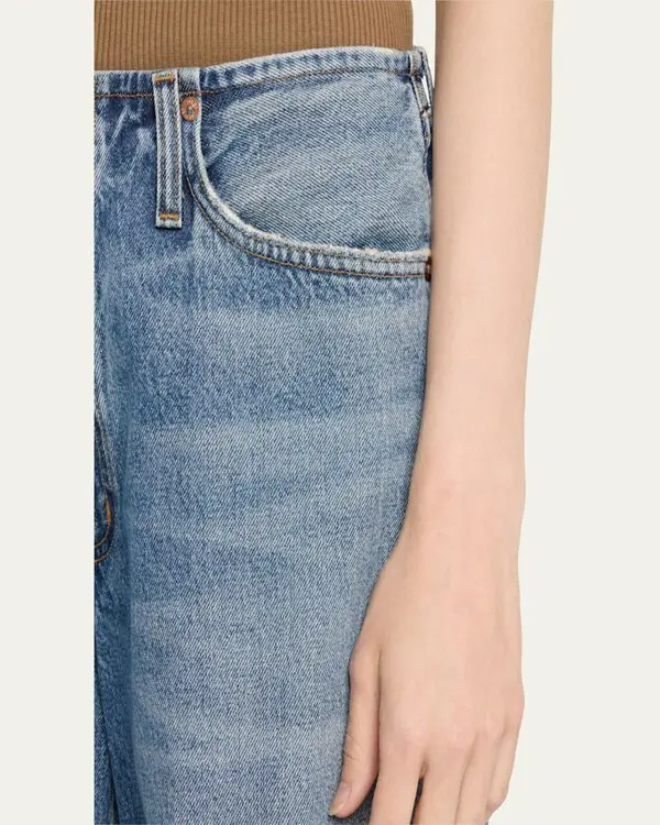AGOLDE Lex Low-rise Wide-leg Jeans