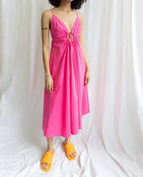 knee length dresses for ladies VALENTINO MIDI DRESS
