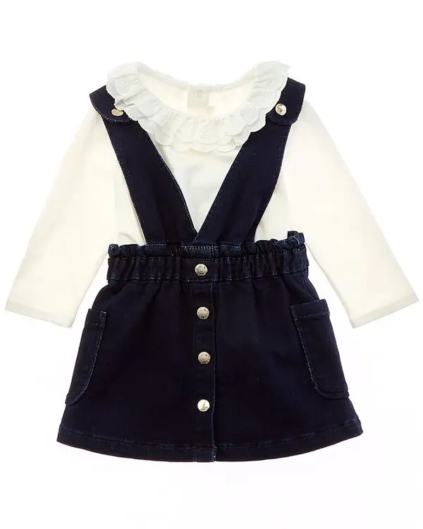 white christmas dresses Long Flare Denim Dress main image 1