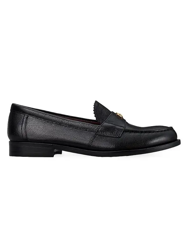 Tory Burch Perry Leather Loafers - Black
