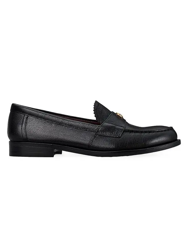 Tory Burch Perry Leather Loafers - Black