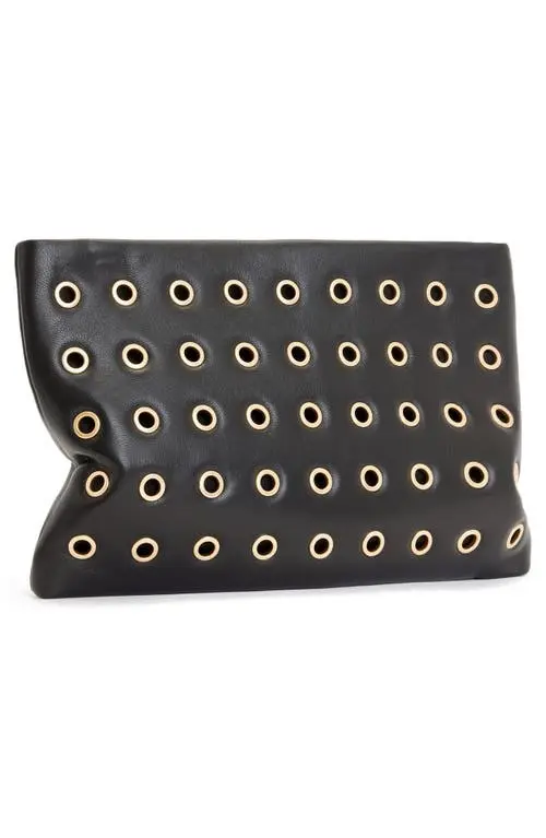 ALLSAINTS Bettina Eyelet Leather Clutch