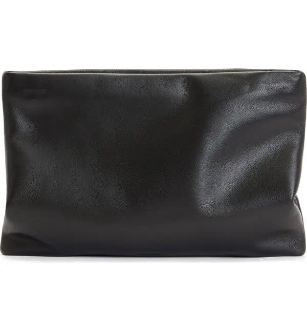 ALLSAINTS Bettina Eyelet Leather Clutch