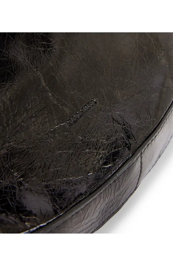 ALLSAINTS Half Moon Leather Shoulder Bag