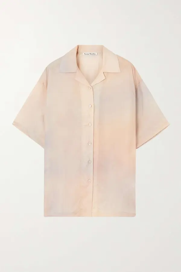 Acne Studios Silk-habotai Shirt - Baby Pink
