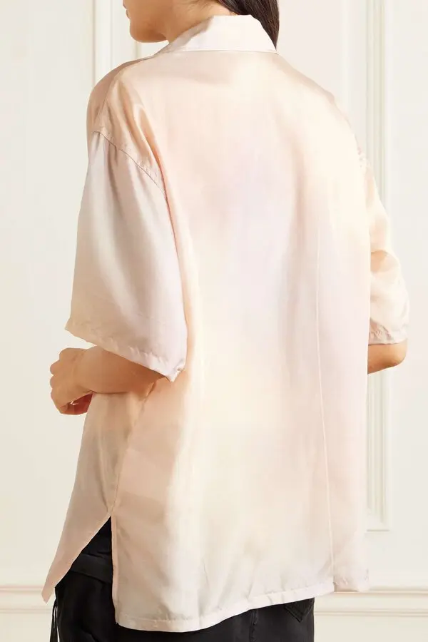 Acne Studios Silk-habotai Shirt - Baby Pink