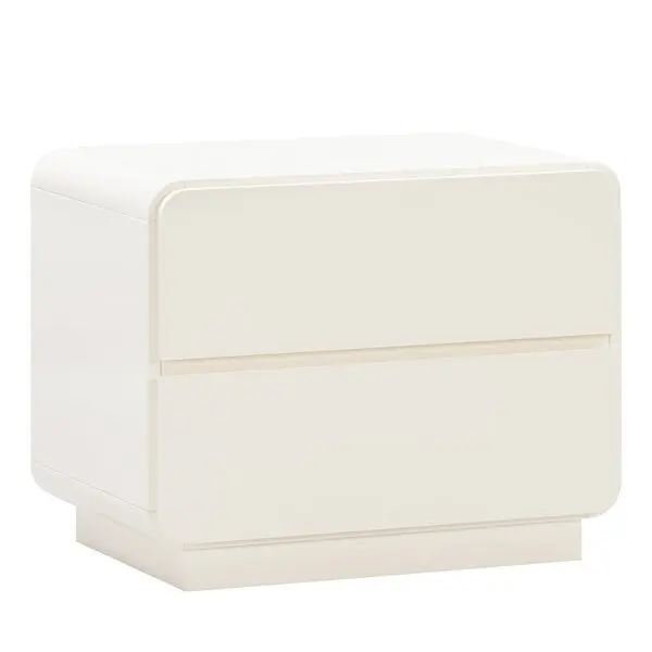 TOV FURNITURE Sagura Nightstand - Cream