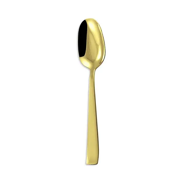 SAMBONET Flat Stainless Steel Serving Spoon - Gold