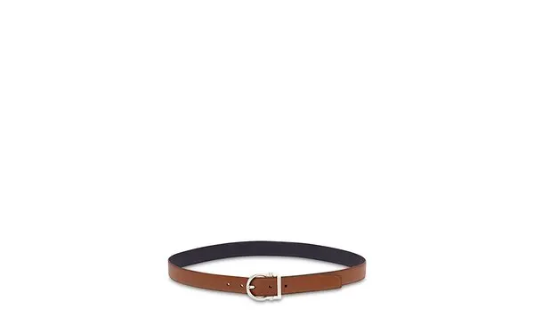 FERRAGAMO Gancini Buckle Reversible Leather Belt