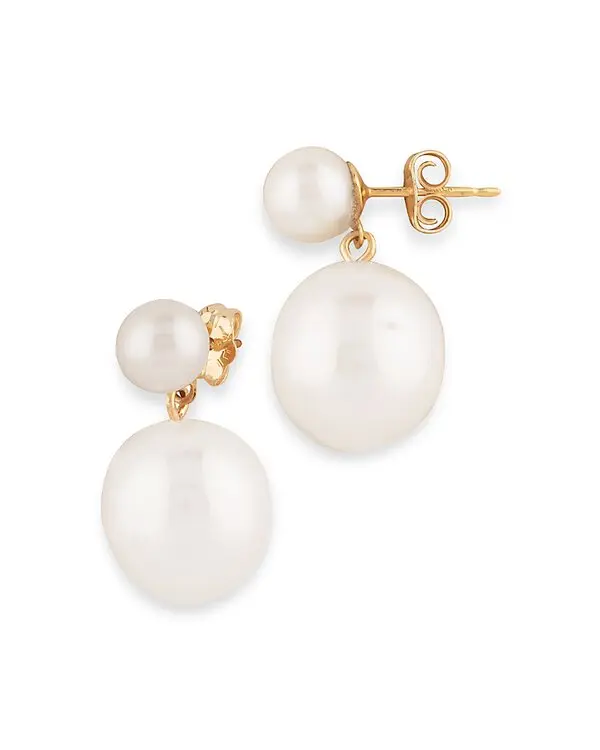Bloomingdale'S Cultured Pearl Drop Earrings - White
