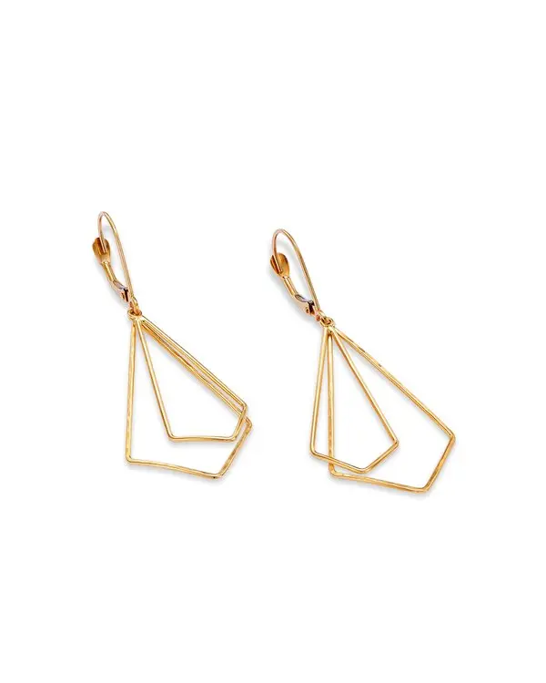 Bloomingdale'S 14k Yellow Geometric Dangle Drop Earrings