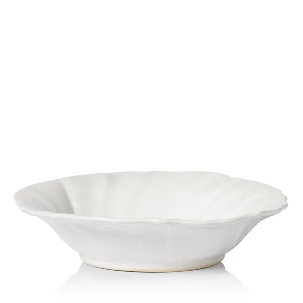 VIETRI Incanto Stone Ruffle Pasta Bowl