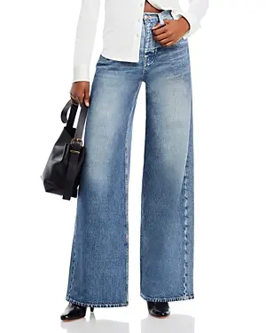 Rag & Bone Miramar Sofie High Rise Wide Leg Stretch Sweatpant Jeans