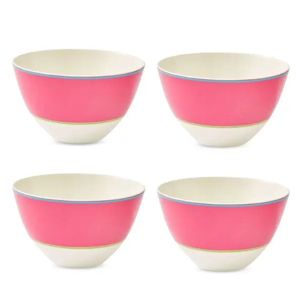 SPODE Calypso Bowls, Set Of 4 - Pink