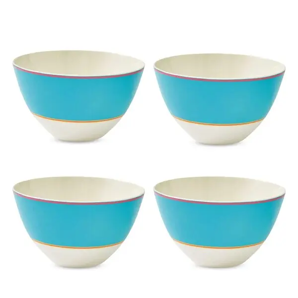 SPODE Calypso Bowls, Set Of 4 - Turquoise