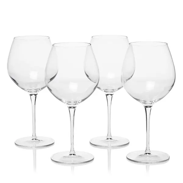 LUIGI BORMIOLI Crescendo 22.5 Oz. Bourgogne Wine Glasses, Set Of 4 - Clear