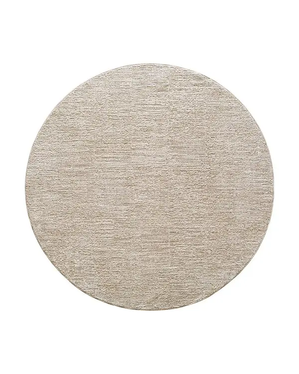 LIVABLISS Masterpiece Mpc-2320 Round Area Rug, 5'3 X 5'3 - Brown/taupe