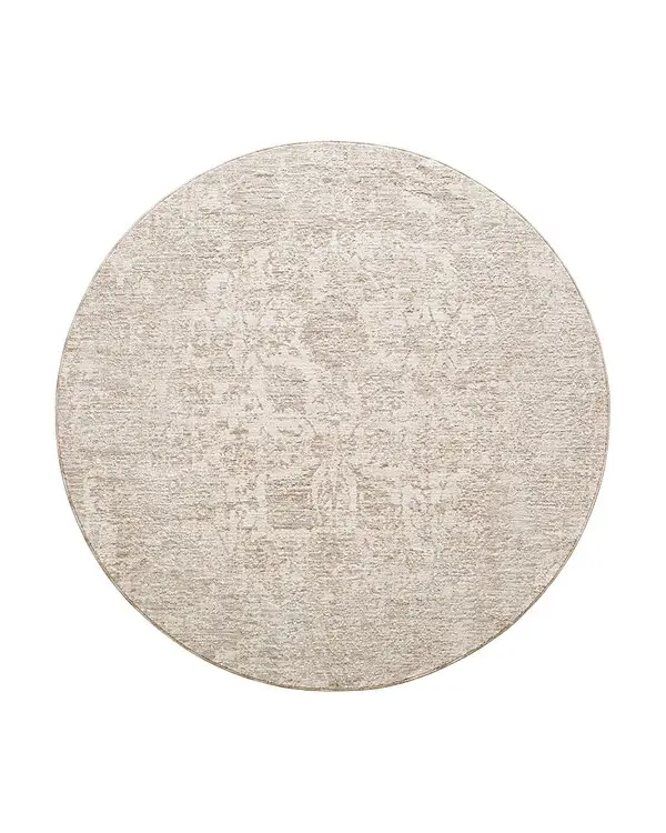 LIVABLISS Masterpiece Mpc-2300 Round Area Rug, 6'7 X 6'7 - Light/grey