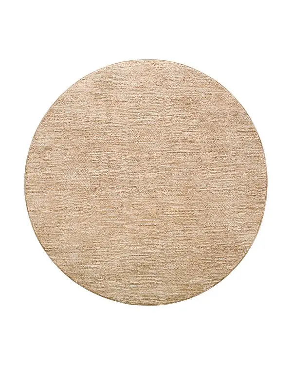 LIVABLISS Masterpiece Mpc-2320 Round Area Rug, 6'7 X 6'7 - Tan/beige