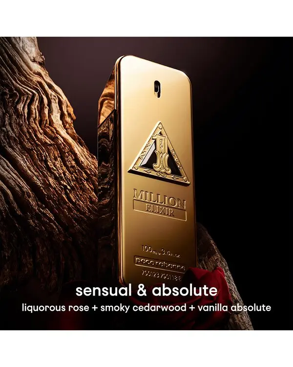 Rabanne Paco 1 Million Elixir Parfum Intense Spray 3.4 Oz - No Color