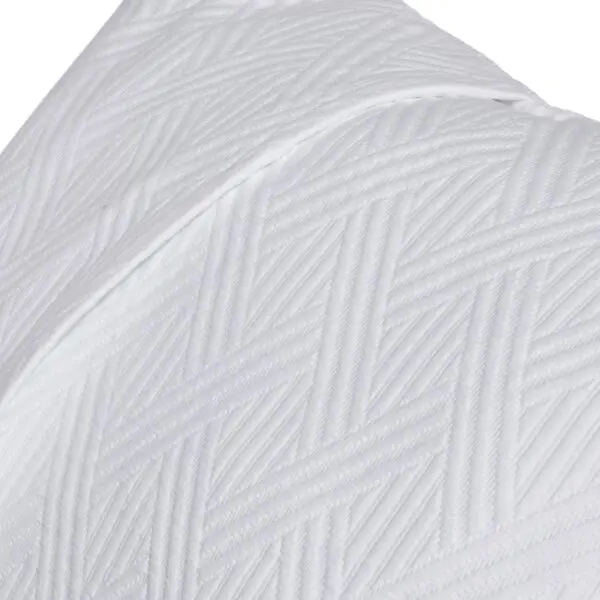 Frette Cotton Geometrics Decorative Cushion Exclusive - White