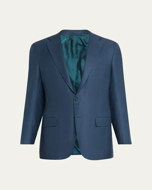 Kiton Solid Cashmere Sport Coat