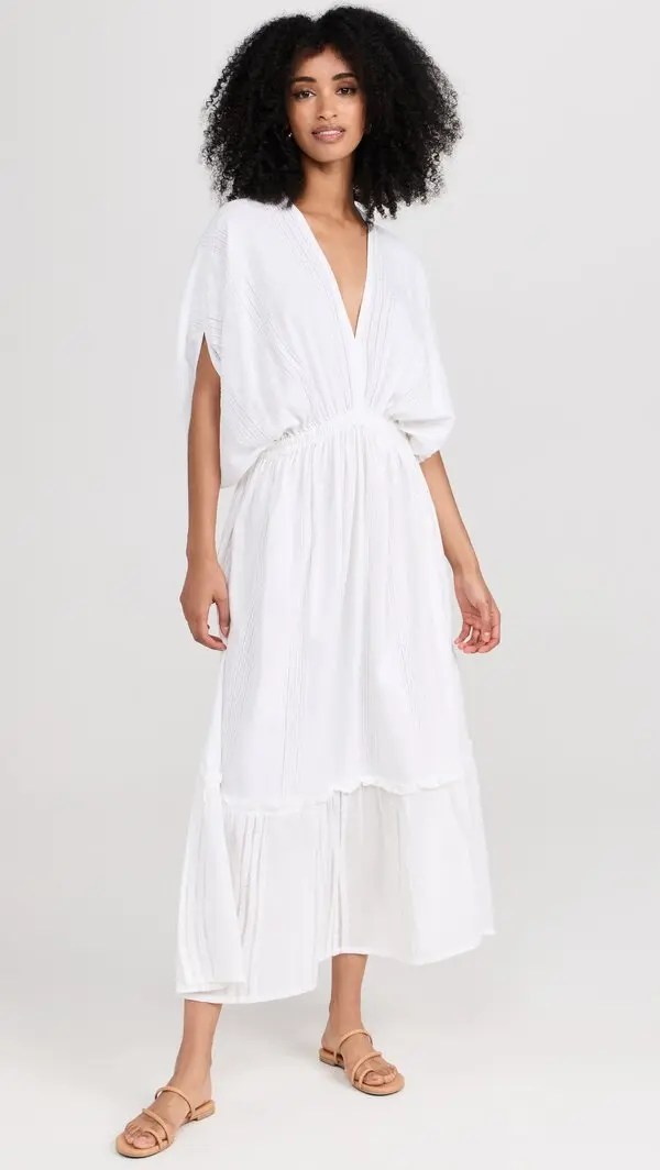 LEMLEM Abira Plunge Neck Dress