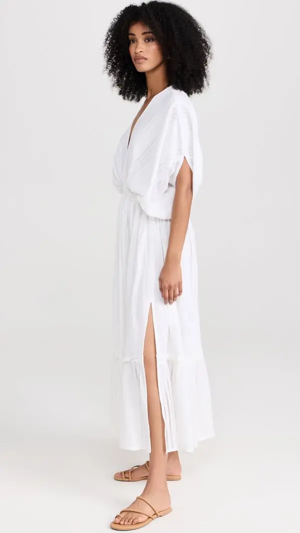 LEMLEM Abira Plunge Neck Dress