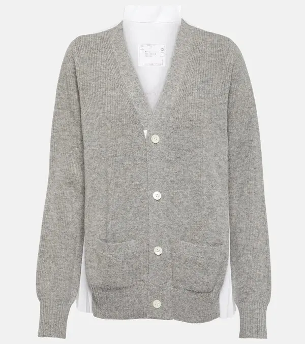 Sacai Pleated Cardigan