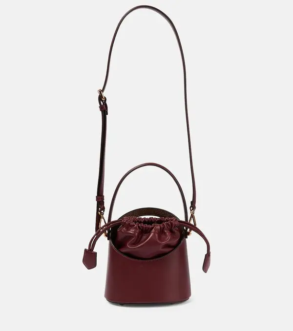 Etro Secchiello Mini Leather Bucket Bag