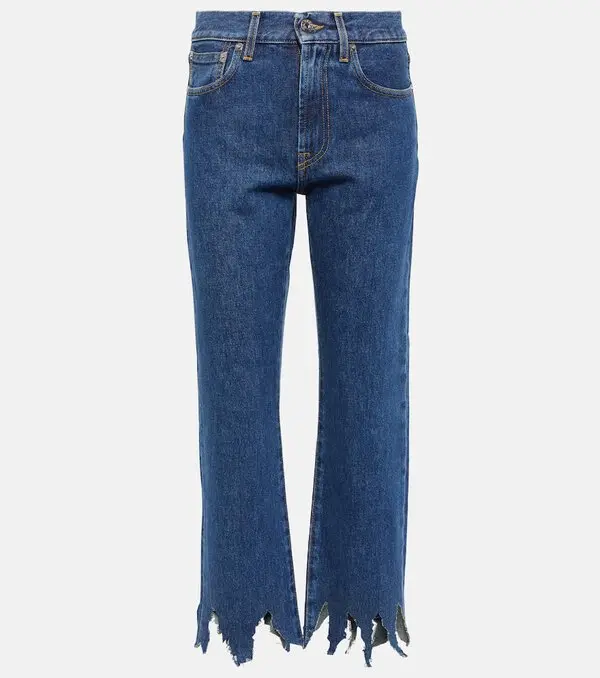 JW Anderson Distressed Cropped Jeans