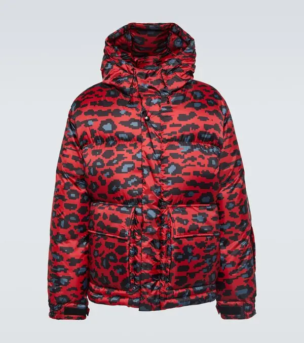 Undercover Printed Down Jacket - Red