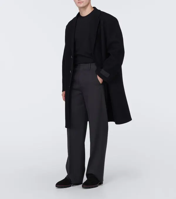 CHRISTIAN LOUBOUTIN Alpinosol Suede Chelsea Boots - Black