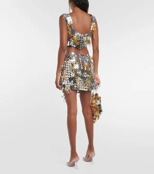 Rabanne Embellished Miniskirt