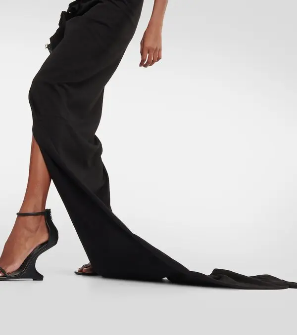 Rick Owens Cotton Maxi Skirt